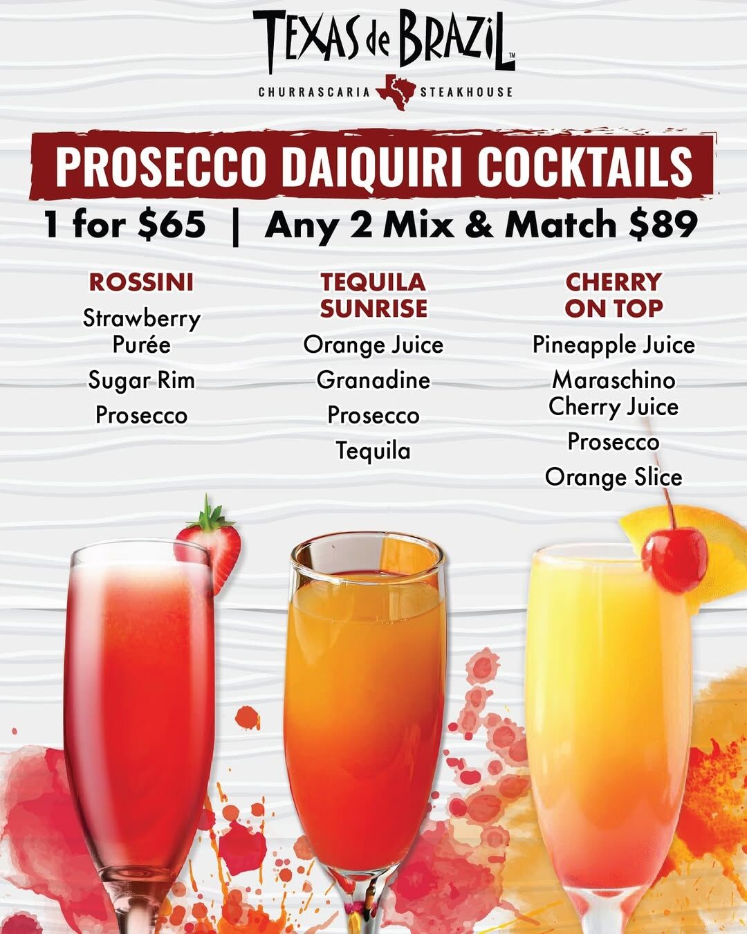 Texas De Brazil lunch menu - Midday Dining