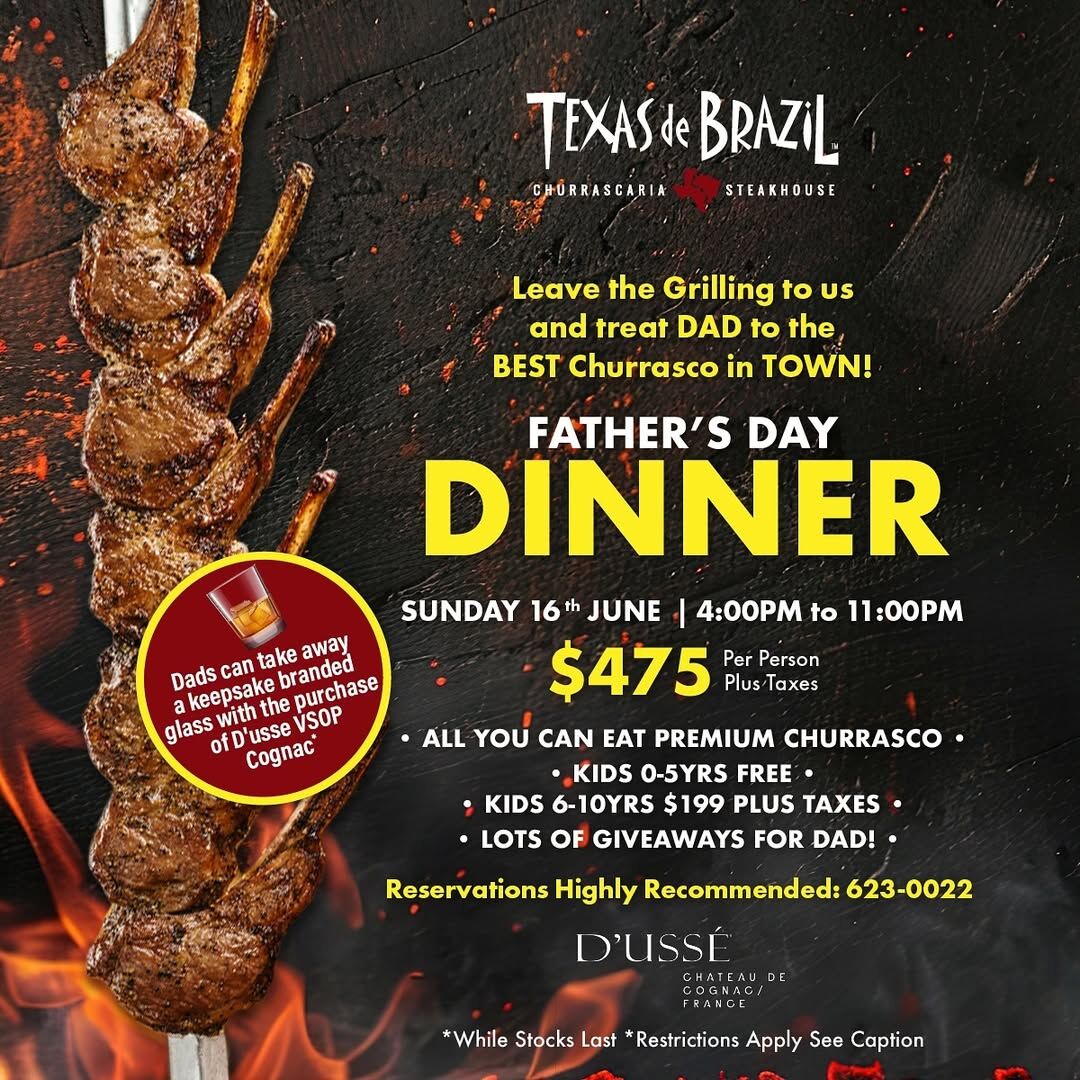 Texas De Brazil Dinner Menu - Evening Feast